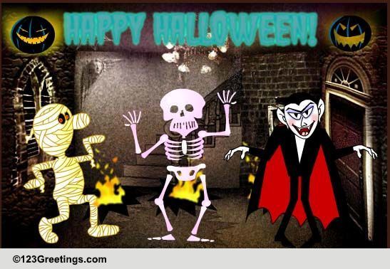 Let The Spooks Out! Free Happy Halloween eCards, Greeting Cards | 123 ...