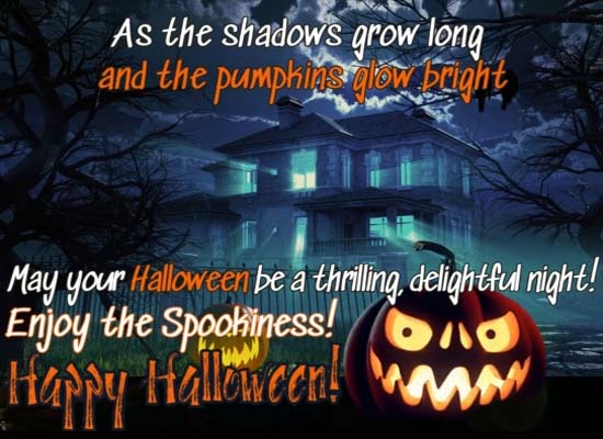 Enjoy The Spookiness On Halloween! Free Happy Halloween eCards | 123 ...