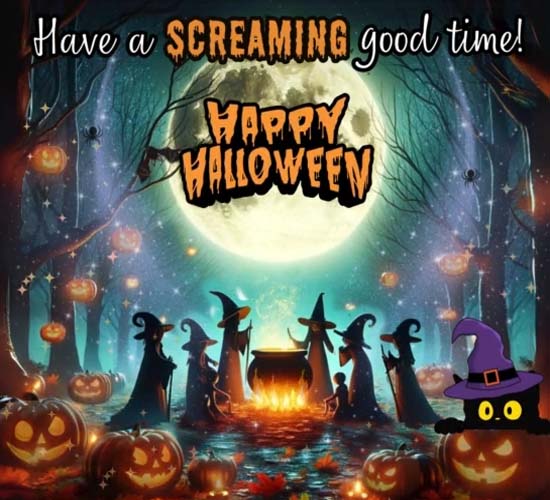Have A Screaming Good Time. Free Happy Halloween eCards, Greeting Cards ...