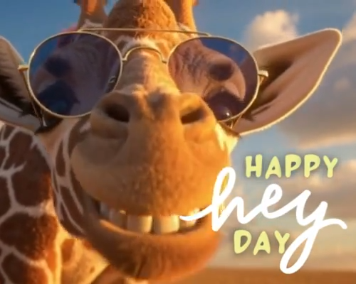Send A Sunny Hey To Your Loved One Free Say 'Hey' Day eCards | 123 ...