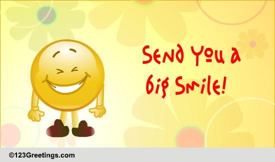 A Big Smile! Free Smile Day eCards, Greeting Cards | 123 Greetings