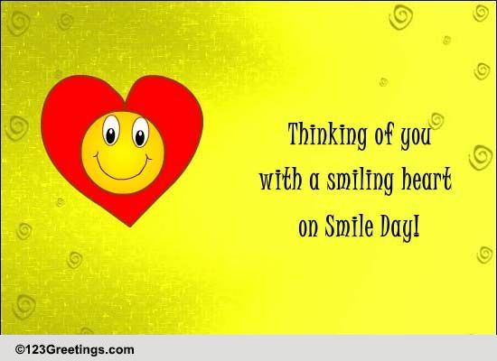 You Bring A Smile... Free Smile Day eCards, Greeting Cards | 123 Greetings