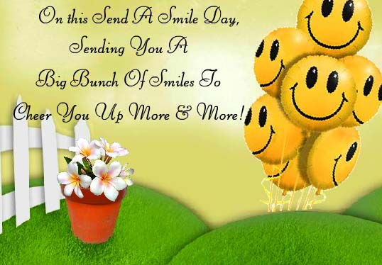Big Bunch Of Smiles! Free Send a Smile Day eCards, Greeting Cards | 123 ...