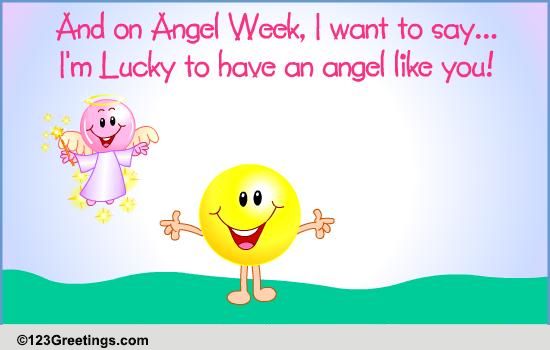 Every Time I Reach Out... Free Angel Week eCards, Greeting Cards | 123 ...