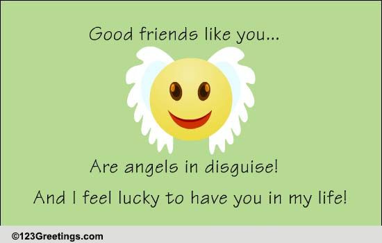 Friend, You Are An Angel... Free Angel Week eCards, Greeting Cards ...