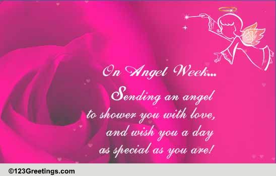Shower You With Love... Free Angel Week eCards, Greeting Cards | 123 ...