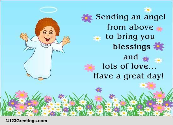 Blessings And Love... Free Angel Week eCards, Greeting Cards | 123 ...