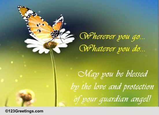 Guardian Angel Follows You... Free Angel Week eCards, Greeting Cards ...