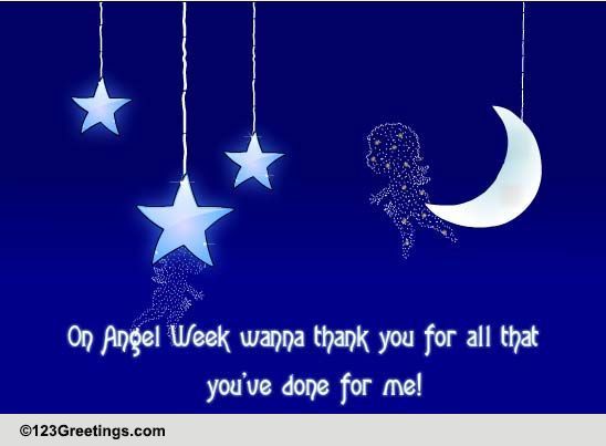 Magical Angel Week! Free Angel Week eCards, Greeting Cards | 123 Greetings
