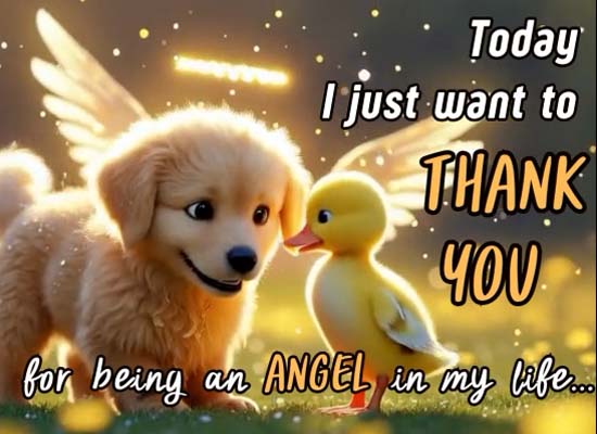 Thank To All The Angels In Your Life Free Angel Week eCards | 123 Greetings