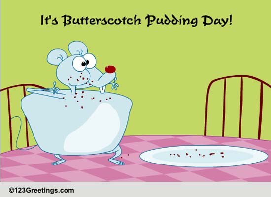 Guilt Free Butterscotch Pudding Day! Free Butterscotch Pudding Day ...