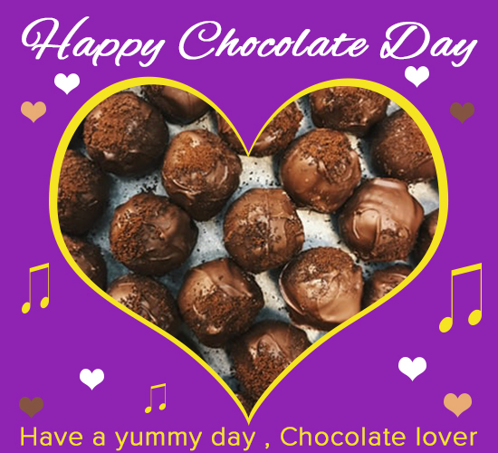 Chocolate Day Cards, Free Chocolate Day Wishes, Greeting Cards | 123 ...