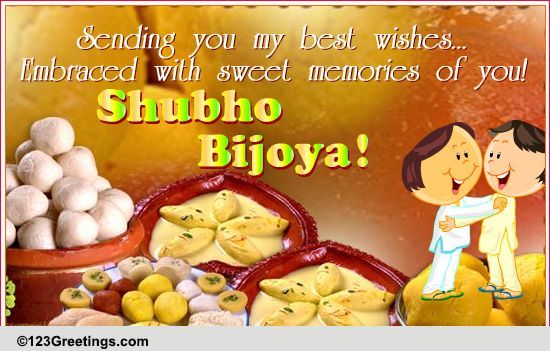 Sending My Best Wishes... Free Shubho Bijoya eCards, Greeting Cards ...