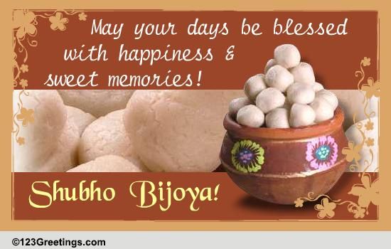 May Your Days Be Blessed! Free Shubho Bijoya eCards, Greeting Cards ...