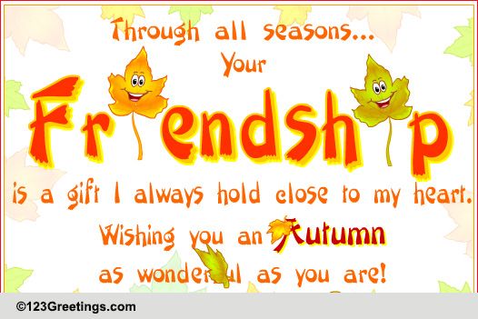 Your Friendship Is A Gift! Free Friends & Family eCards | 123 Greetings