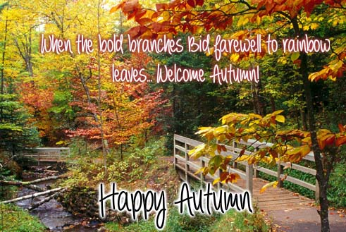 Welcome Autumn! Free Magic of Autumn eCards, Greeting Cards | 123 Greetings
