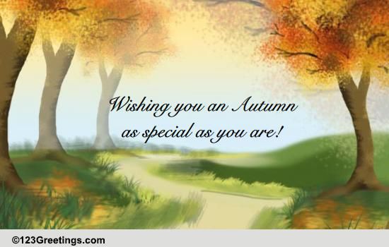 A Special Autumn Wish... Free Thank You eCards, Greeting Cards | 123 ...
