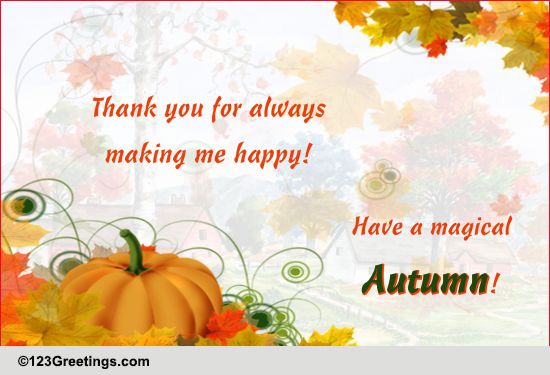 You Make Me Happy... Free Thank You eCards, Greeting Cards | 123 Greetings