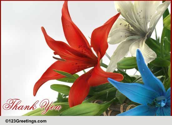 Thank You! Free Thank You eCards, Greeting Cards | 123 Greetings
