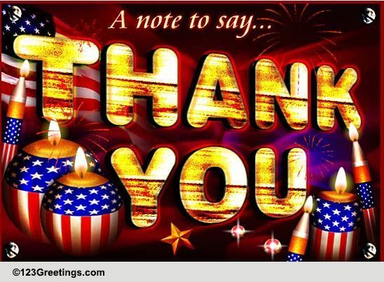 Labor Day Note Of Thanks! Free Thank You eCards, Greeting Cards | 123 ...