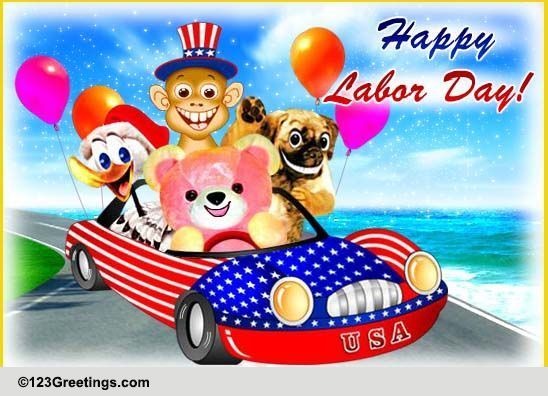 Drive Off To The Labor Day Weekend! Free Weekend eCards, Greeting Cards ...