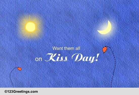 Types Of Kisses! Free Kiss Day eCards, Greeting Cards | 123 Greetings