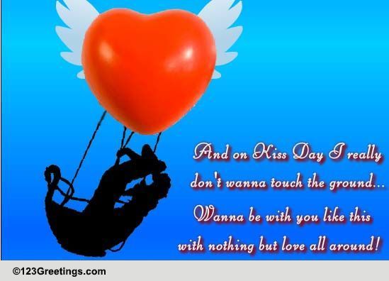 Electrifying Kisses! Free Kiss Day eCards, Greeting Cards | 123 Greetings
