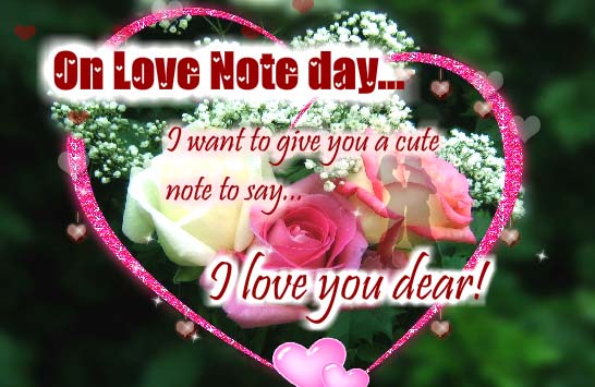 Romantic Love Note For You! Free Love Note Day eCards, Greeting Cards ...