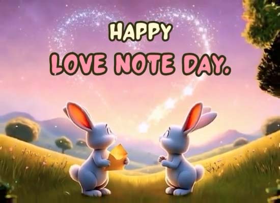 Love Note Day Cards, Free Love Note Day Wishes, Greeting Cards | 123 ...