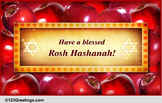 Blessings For Rosh Hashanah! Free Religious Blessings eCards | 123 ...