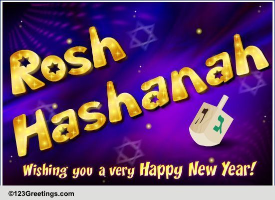 Rosh Hashanah Greetings. Free Formal Greetings eCards, Greeting Cards ...
