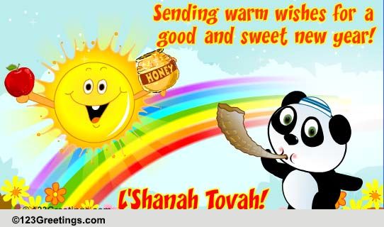 Warm Wishes For Rosh Hashanah! Free Wishes eCards, Greeting Cards | 123 ...