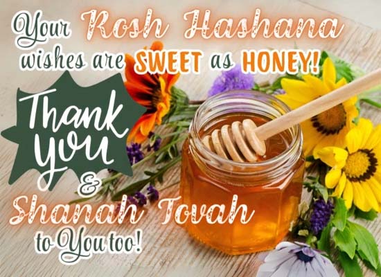 Thank You Wishes Sweet As Honey. Free Thank You eCards, Greeting Cards ...