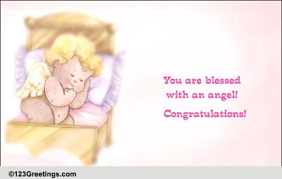 Birth Of An Angel! Free Family Additions eCards, Greeting Cards | 123 ...