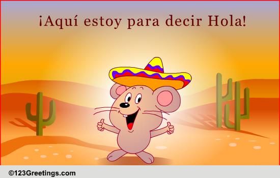 Say Hello In Spanish! Free Family Etc eCards, Greeting Cards | 123 ...