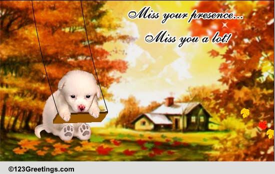 Miss You A Lot. Free Miss You eCards, Greeting Cards | 123 Greetings