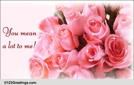 A Bunch Of Pink Roses! Free Roses eCards, Greeting Cards | 123 Greetings