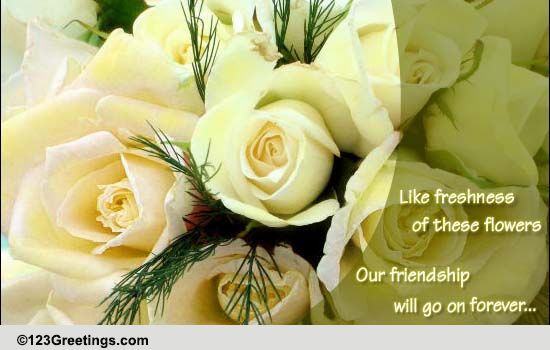 Roses For Your Friends! Free Roses eCards, Greeting Cards | 123 Greetings