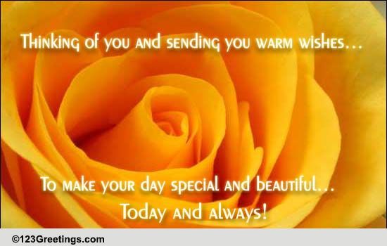Sending You Warm Wishes... Free Best Friends eCards, Greeting Cards ...