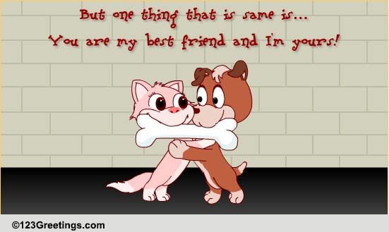 Different Yet Same! Free Best Friends eCards, Greeting Cards | 123 ...