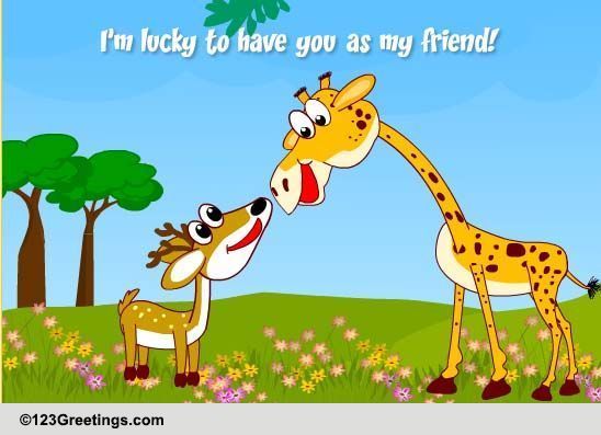 My Best Friend! Free Best Friends eCards, Greeting Cards | 123 Greetings
