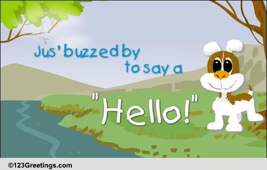 Buzz A Hello! Free Hello eCards, Greeting Cards | 123 Greetings