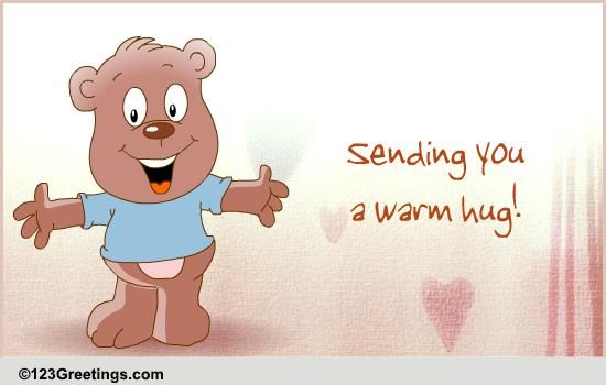 Without A Word... Free Hugs & Caring eCards, Greeting Cards | 123 Greetings