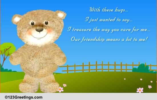 With These Hugs... Free Hugs & Caring eCards, Greeting Cards | 123 ...