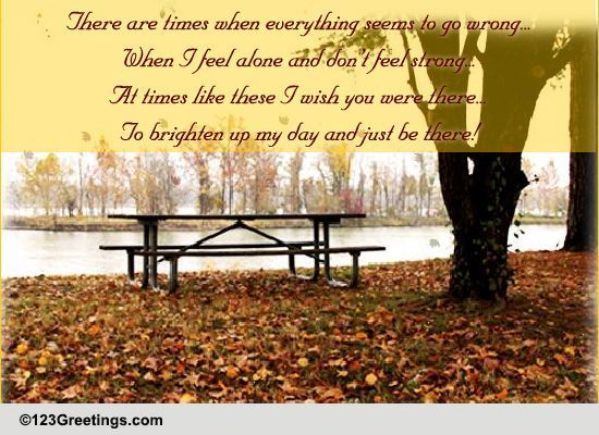 Missing You My Friend! Free Miss You eCards, Greeting Cards | 123 Greetings