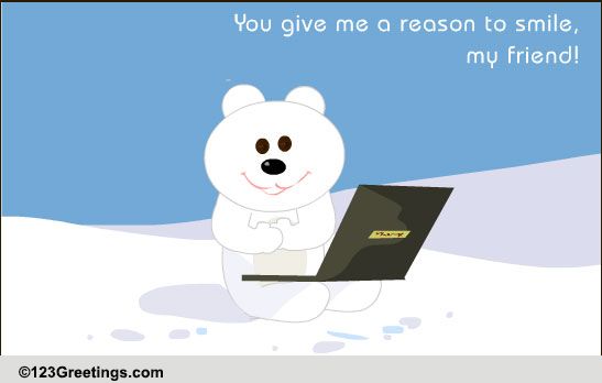 An Ecard For Your Net Friend! Free Internet Friends eCards | 123 Greetings