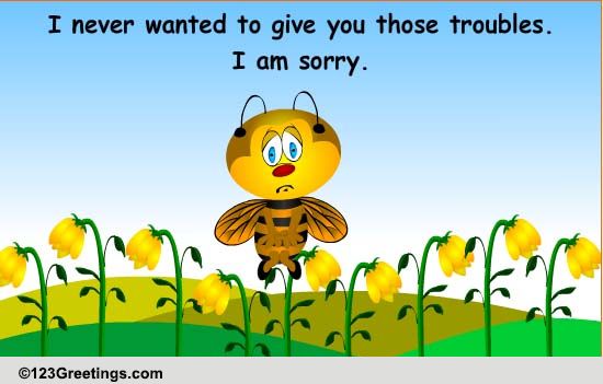 For The Mistakes Done... Free Sorry eCards, Greeting Cards | 123 Greetings