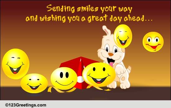 Sending You Smiles... Free Thoughts eCards, Greeting Cards | 123 Greetings
