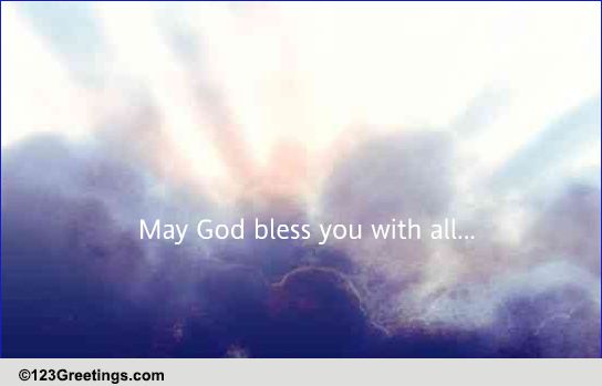 Happy Blessings! Free Blessing You eCards, Greeting Cards | 123 Greetings