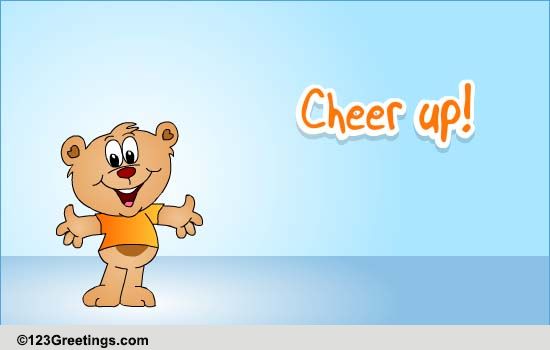 Flowers And Hugs To Cheer You Up! Free Cheer Up eCards, Greeting Cards ...